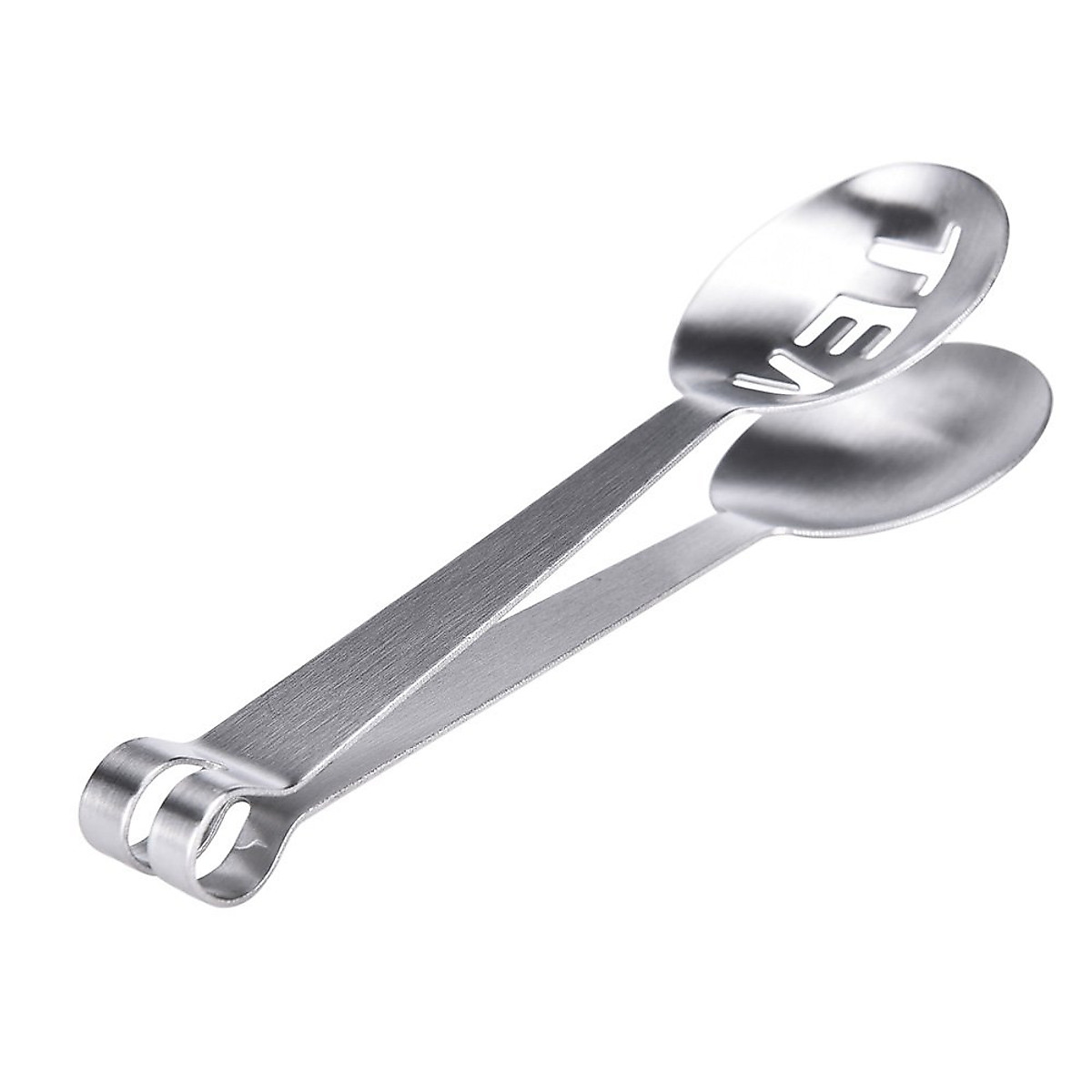DINGJIN 2 Piece Stainless Steel Tea Tongs Teabag Squeezer Strainer Holder Grip Metal Spoon Mini Sugar Clip Kitchen Bar Tools