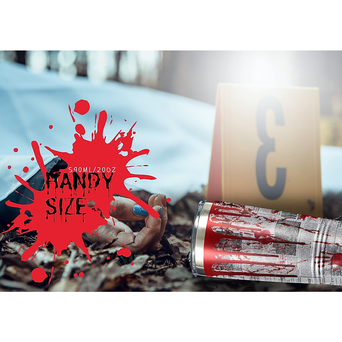 Onebttl True Crime Obsessed Gifts for Women - Crime Investigator Gift, Detectives & Documentary Lovers - 20oz Stainless Steel Travel Mug Tumbler