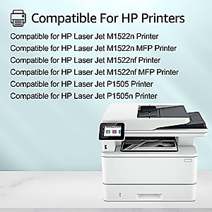 greencycle 2PK Replacement Compatible for HP 36A CB436A Black Mono Laser Toner Cartridge Ink use in Laserjet M1522n MFP M1522nf MFP P1505 P1505n M1120 MFP M1120n MFP M1522 MFP 1522F MFP MFP M1550