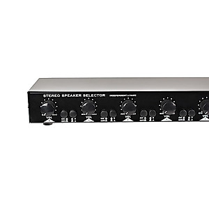 Skywalker Saga Elite™ 6-Zone Volume Control Dual-Source Stereo Speaker Selector