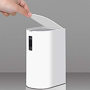 WPYYI Home Intelligent Automatic Induction Electric Rubbish Trash Can Smart Waste Bins Garbage Can Touchless Mini Trash Can