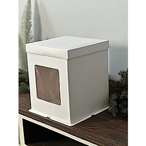 Tall Cake Box - 8x8x10 or 10x10x12 White (10x10x12)