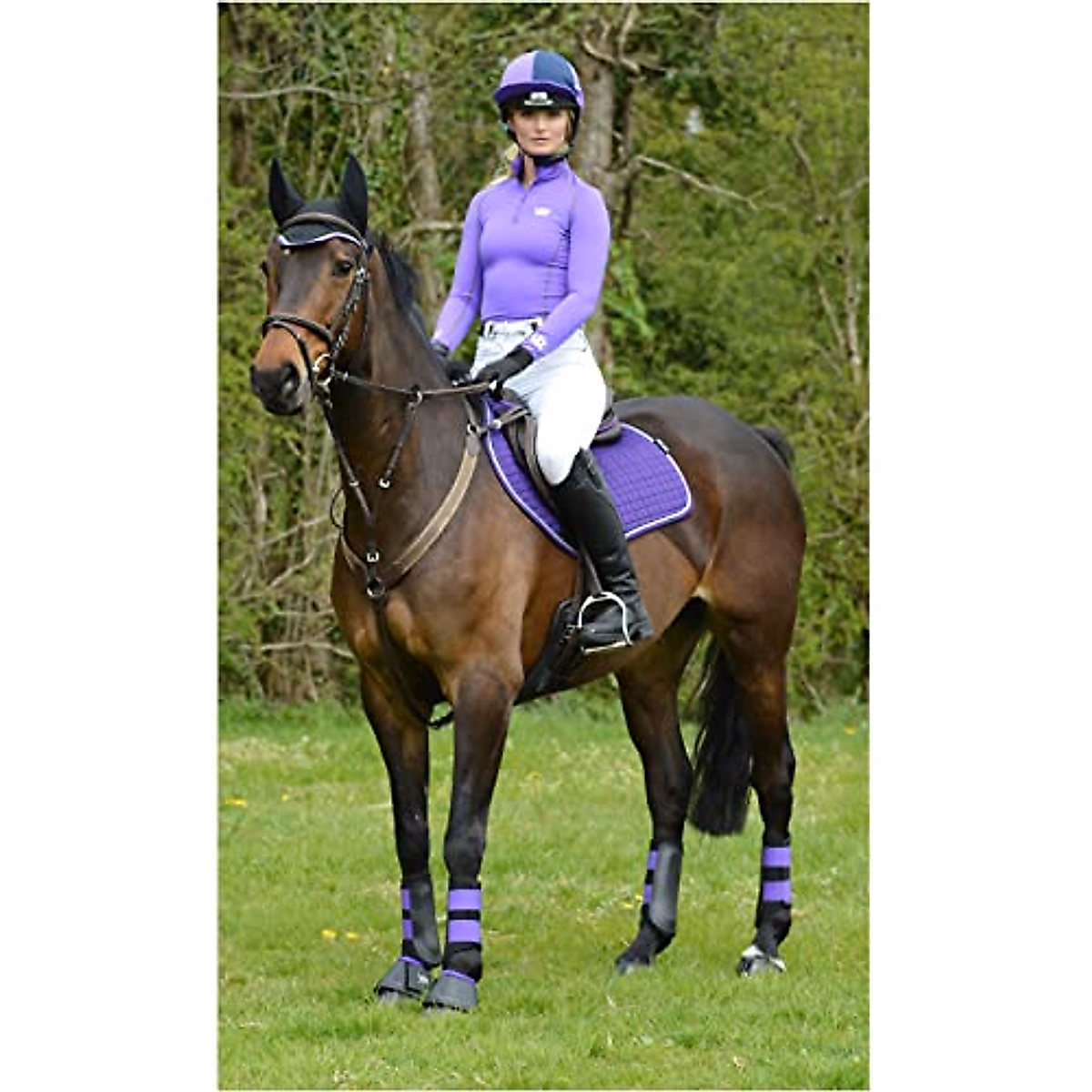 Woof Wear Woof Wear Ergonomic Fly Veil Black/Ultraviolet Large