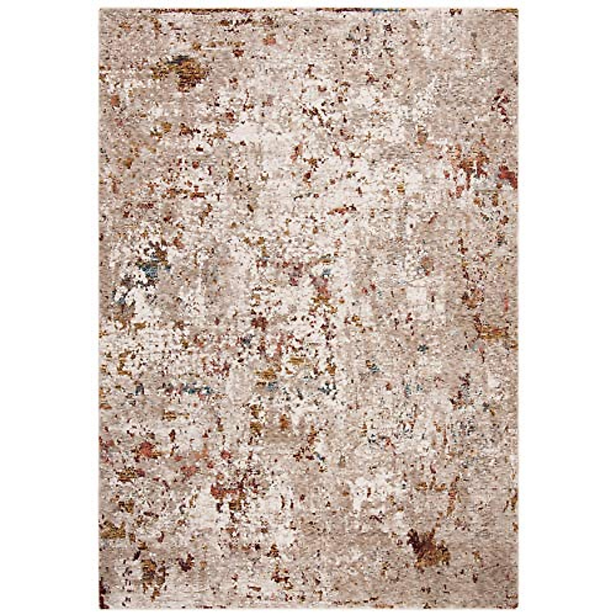 SAFAVIEH Limitee Collection 8' x 10' Beige / Beige LIM775B Distressed Viscose Area Rug