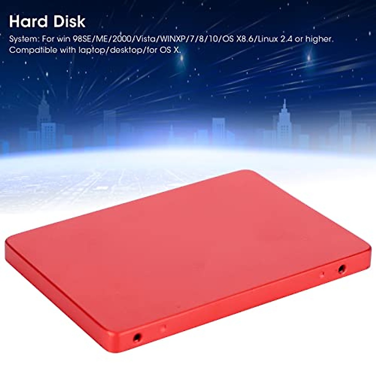 Computer SSD, Plug and Play Durable Portable Powerful Small Size Universal Solid State Hard Disk for Laptops(#4)
