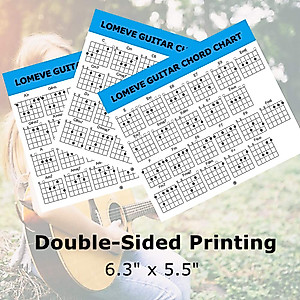 LOMEVE Guitar Accessories Kit Include Acoustic Strings, Tuner, Capo, 3-in-1 Restring Tool, Picks, Pick Holder, Bridge Pins, Nuts & Saddles, Finger Protector, Chord Chart (58PCS)