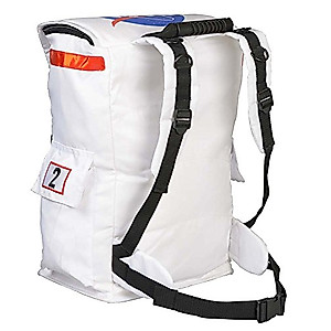 Aeromax Jr. Astronaut Backpack, White, with NASA patches