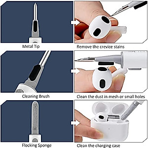 OTOPO Compatible with Airpods Pro 2/1 Case Cover Lock with Ear Tips Cleaning Kit, iPods Pro 2 Rugged Protective Airpod Pro Case for Apple Airpod Pro 2nd Generation Earbuds Case Men Women Black