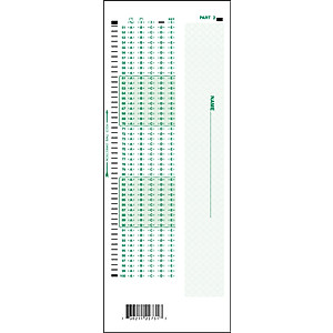 Apperson 20260 882-E Compatible Answer Sheet 50-Pack