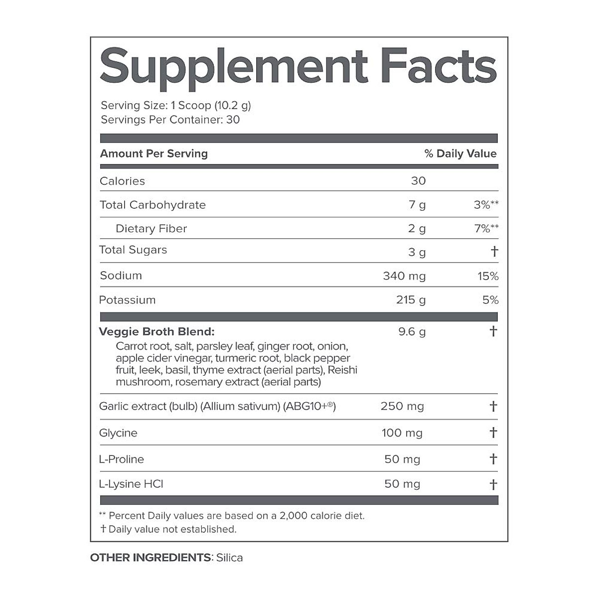 Gundry MD® Lectin Free Vegetable Broth, 30 Servings