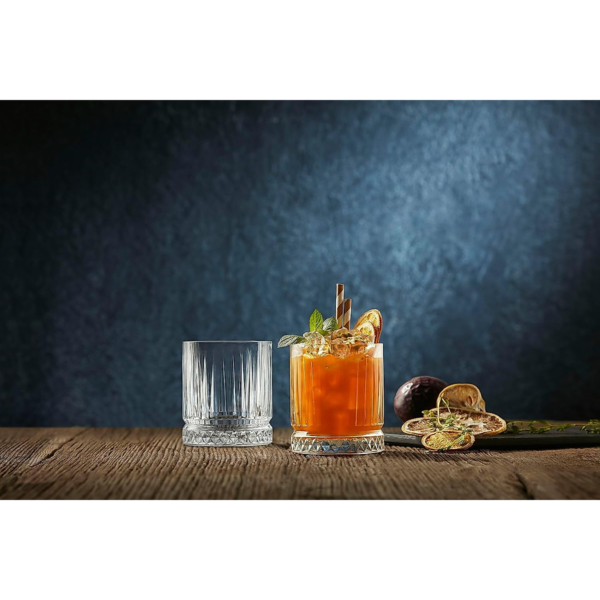 Biandeco Pink Whiskey Glasses, Lowball Rock Barware Set of 4, Colored Old Fashioned Tumbler with Heavy Base for Scotch, Bourbon, Liquor or Cocktail Drinking, 12 oz