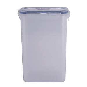 LocknLock Easy Essentials Pantry Rectangular Food Storage Container, 5.5 Cup - Clear