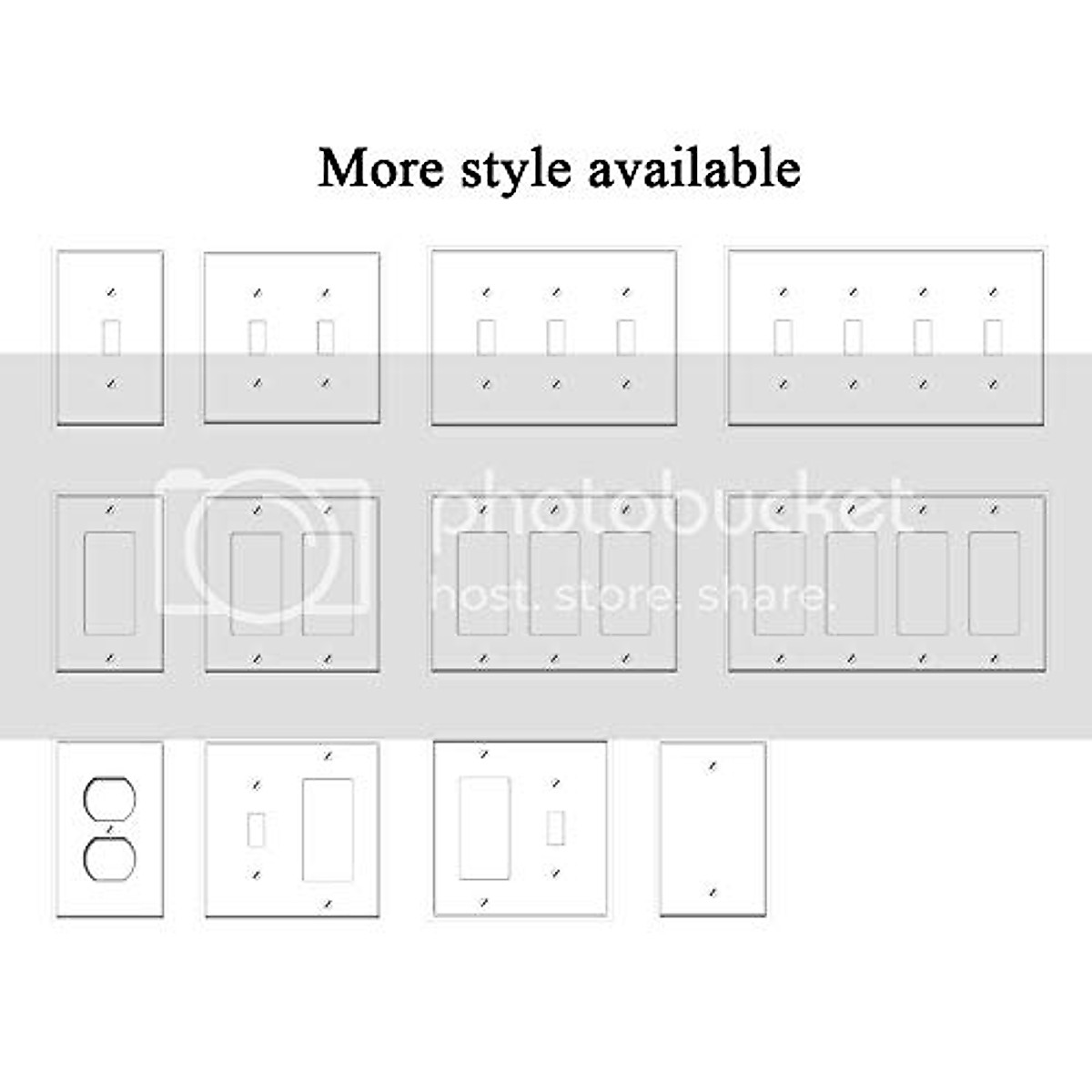 Rocker/GFCI Toggle Combination Wall Plate Cover - Fly Insect Bug Nature Garden Macro Pest Wings