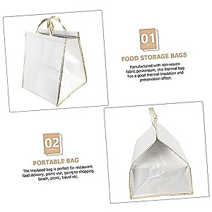 BESPORTBLE Tote Bags Packing Insulation bags tote bags thermal bags for cold and hot food cooler bags insulated catering bags large cooler bag thicken delivery bag Phnom Penh