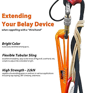 GM CLIMBING One Unit 16mm Nylon Sling Runner 30cm / 12inch (Gray)