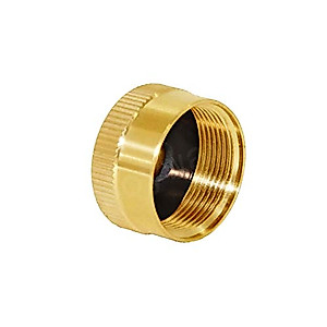 Joywayus 6Pcs Solid Brass Refill Propane Bottle Cap Universal for All 1 LB Gas Tank Cylinder Sealed Protect Cap