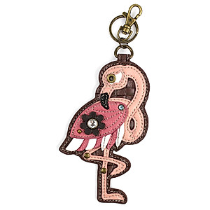 Chala Pal Purse Charm, Key-Fob, Decorative Coin Purse-2018 Spring Collection (Flamingo)