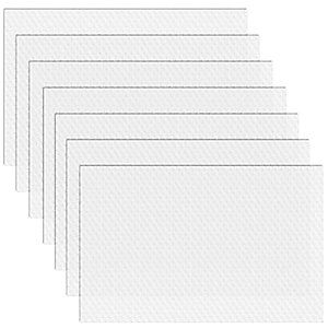 Refrigerator Liners, 12" x 17.7" Fridge Liner Washable Refrigerator Mats, Home Kitchen Gadgets Accessories Organization Must Haves for Freezer Glass Shelf Shelving Drawers Cupboard Cabinet - 7 Pack