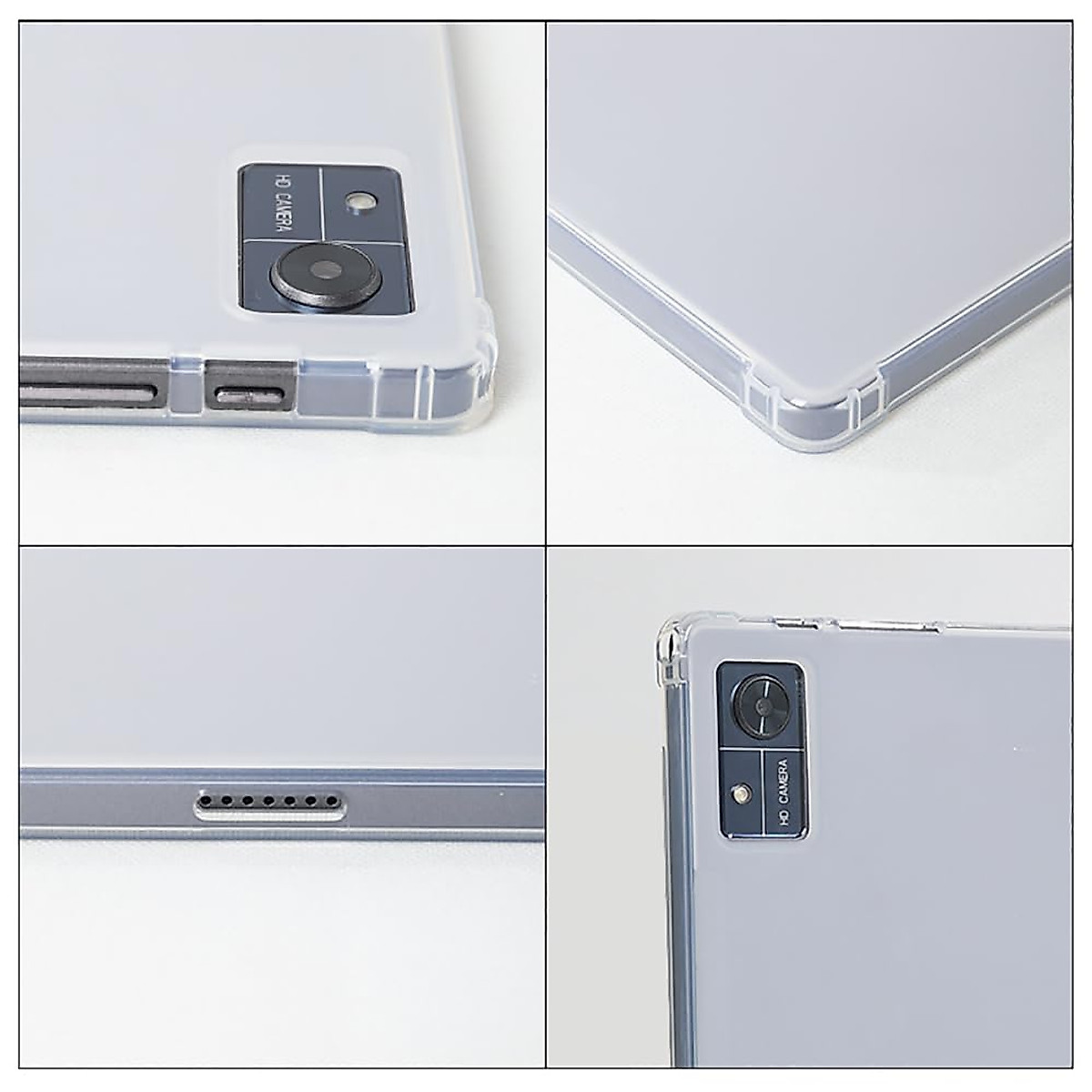 Walieoka Ultra Slim Soft TPU Case Compatible with CHUWI Hi10 XPro 10.1 inch,Shock Absorption Lightweight TPU Cover (Transparent)