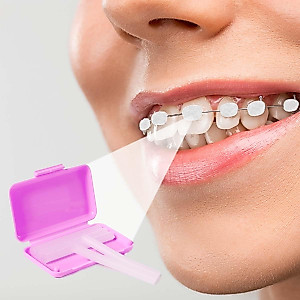 KISEER 12 Pack Colorful Orthodontic Wax Dental Wax for Braces Wearer