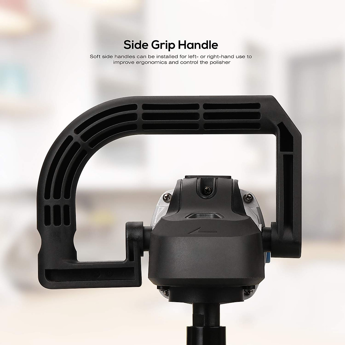 G LAXIA 7-inch Polisher, 10.8Amp Buffer Polisher with 6 Variable Speeds 600-3500RPM, Detachable Handle, 3 Pads for Car Polishing and Waxing