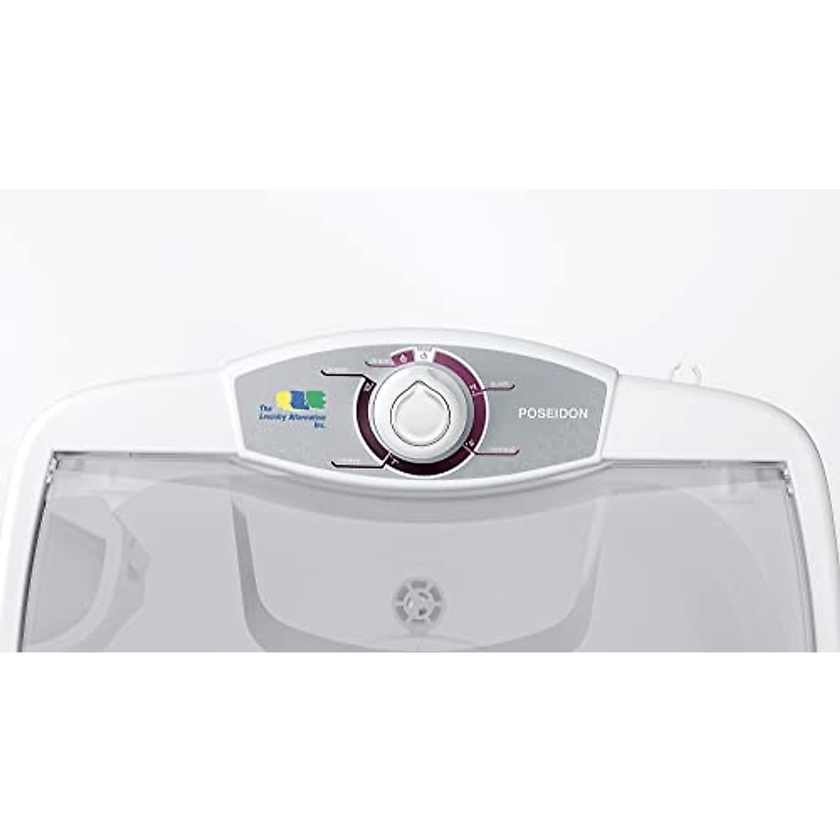 The Laundry Alternative Poseidon Portable Washer - Small Washing Machine for Apartment Living & RV Travel with Real Agitator & Innovative Foldable Design - Compact Washer Ideal for Limited Spaces