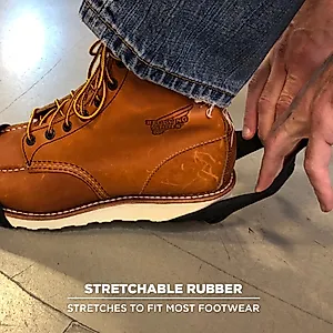 Ergodyne TREX 6300 Slip-On Traction Cleats for Snow and Ice with 8 Carbon Steel Spike Grips