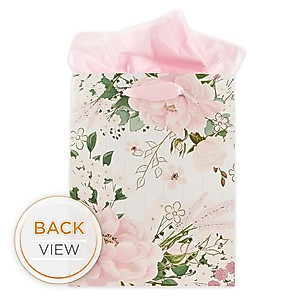 Christian Art Gifts Gift Bag/Tissue Paper Set For Moms I Love That You're My Mom, Pink, Medium