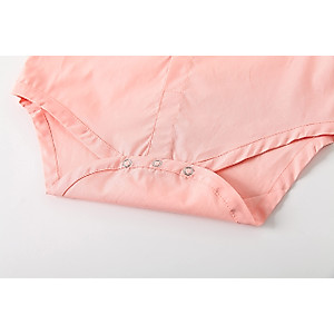 Kimocat Baby Boys Clothes Sets Long Sleeve and Pants Gentleman Outfit Suits (Pink, 3-6 Months)