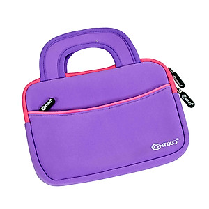 Contixo 10" Protective Sleeve Bag - Compatible with K102 & K103 Kids Tablets, Shockproof & Water-Resistant Carrying Case (Purple)