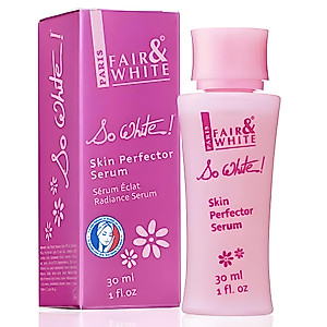 Fair and White So White Skin Brightening Serum 30ml - For Face, Elbows Knees, Feet - with Kojic Acid and Castor Oil