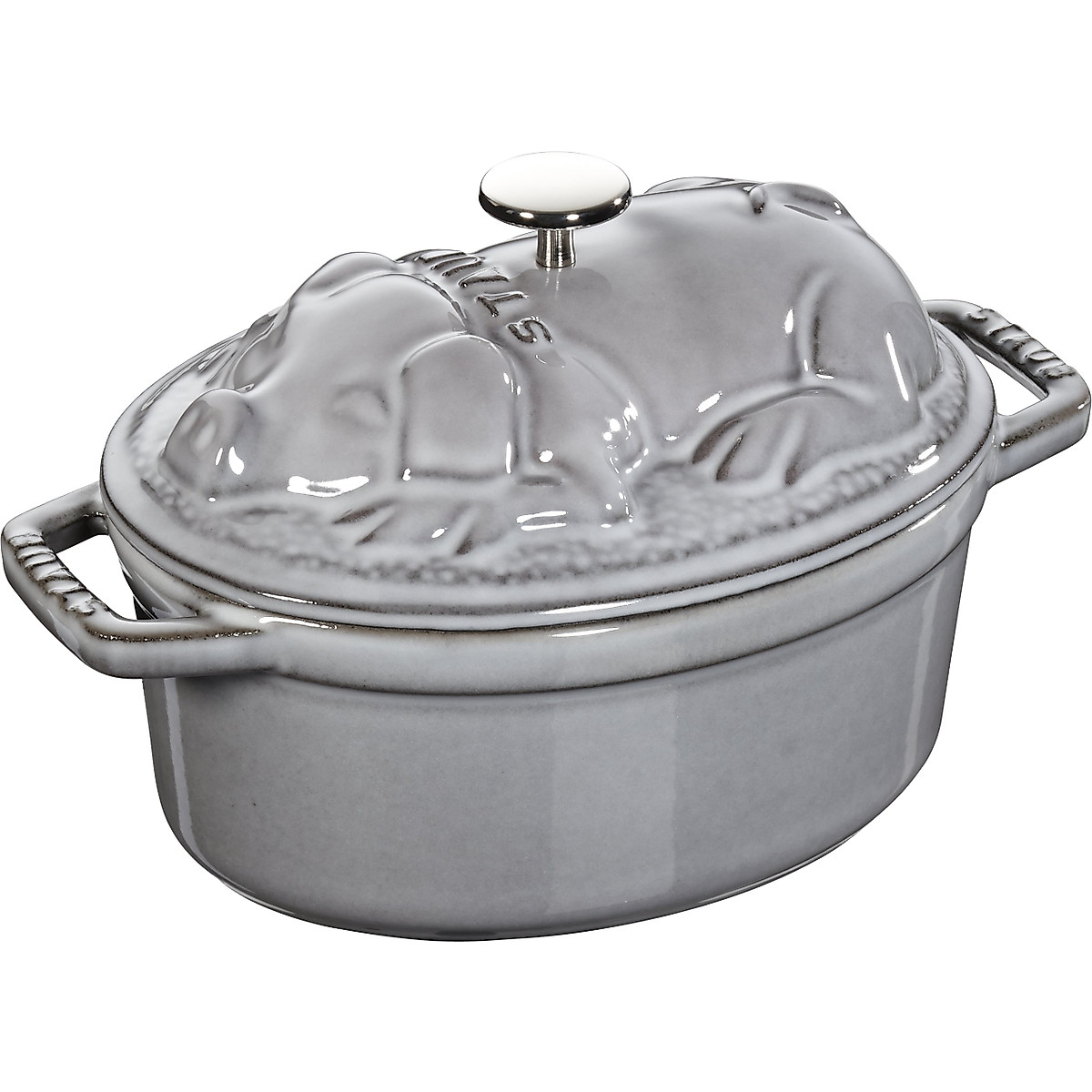 Staub Grey Pig cocotte, 1qt - 40500-176