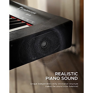 Starfavor 88 Key Digital Piano Beginner Electric Keyboard & Starfavor Piano Bench Adjustable