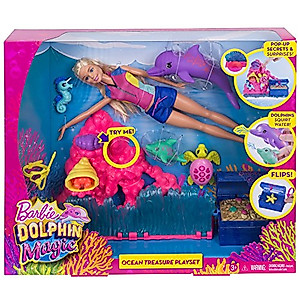 Barbie Dolphin Magic Ocean Treasure Playset
