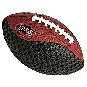 fun gripper Grip Zone 8.5 inch Pee Wee Football -Traditional, Black, Brown, Kids Perfect gripping Footballs by: Saturnian I P.E Supplier