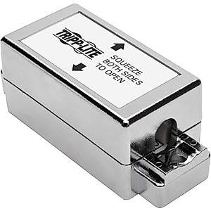 Tripp Lite Cat6 Cat5e Shielded Junction Box, 110 Style Punch Down (N237-001-SH), Silver