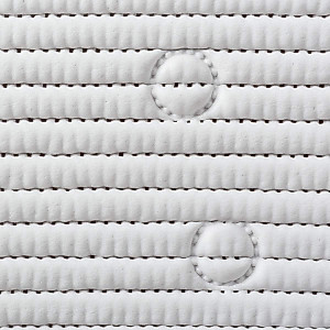 Clorox Cushioned Shower Mat, Non-Slip With Suction Cups, 21 x 21 Inches, White, 285343