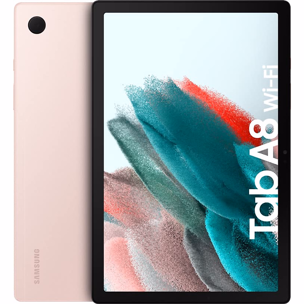 Samsung Galaxy Tab A8 2022 WiFi 10.5 inch 7040 mAh 8MP SM-X200 International Version Dual Camera (w/Fast Car Charger Bundle) (Pink Gold, 64GB + 4GB) (Renewed)