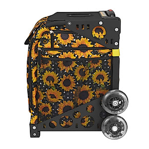 ZUCA Sport Sunflower Power Insert with Black Frame with Flashing Wheels