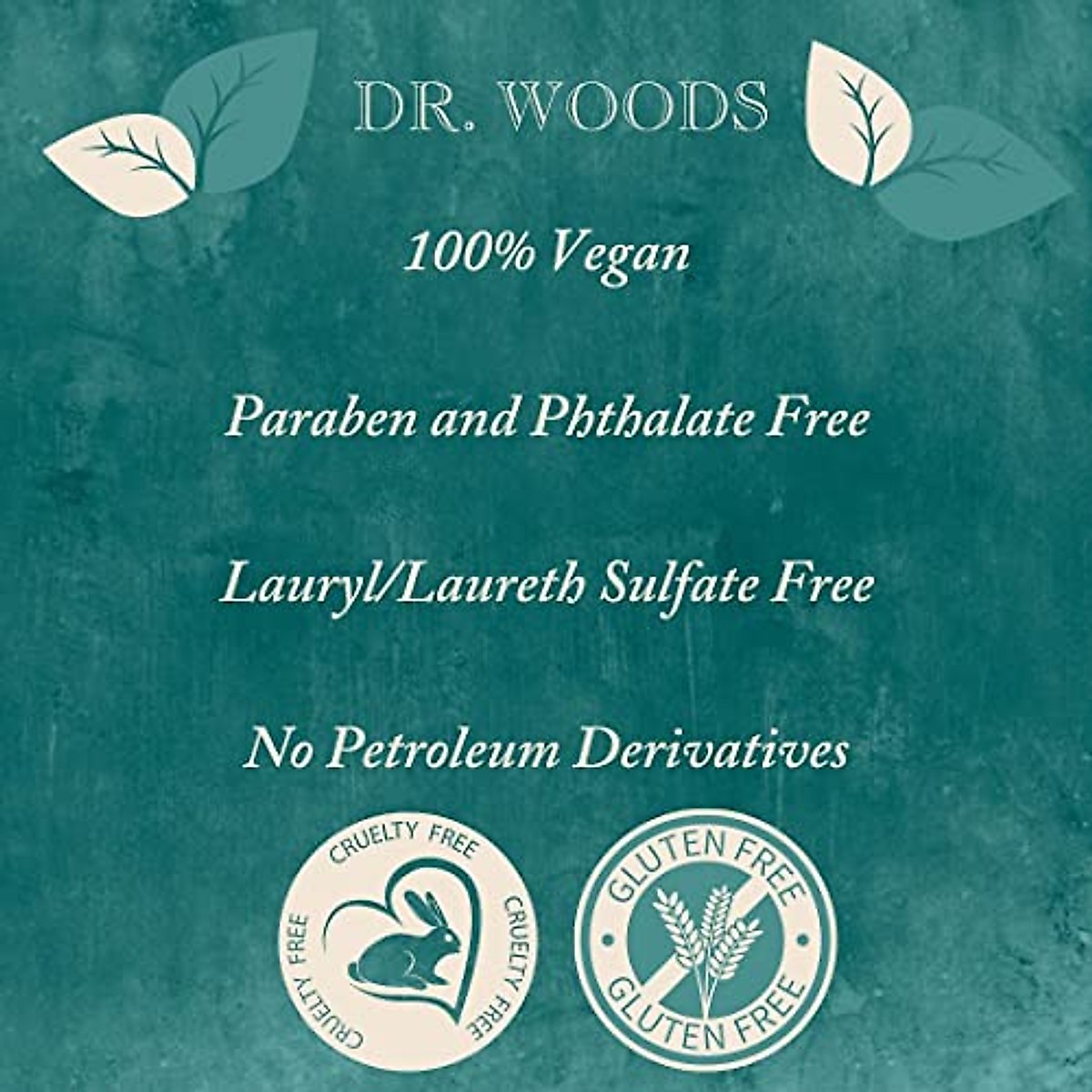 Dr. Woods Peppermint & Tea Tree Liquid Castile Soap with Organic Shea Butter Variety 2 Pack