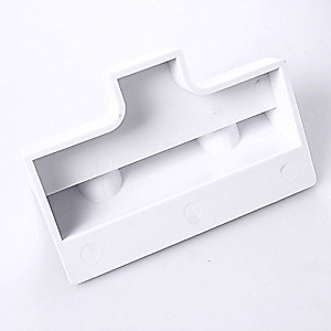 NUZAMAS Set of 2 White Solar Panel Mounting Bracket Caravan RV Motorhome Boat Side Mount Roof Installation