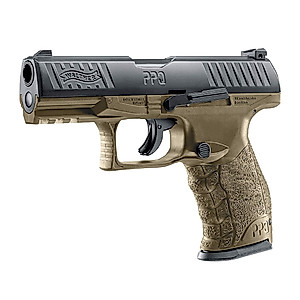 Umarex T4E Walther PPQ .43 Caliber Training Pistol Paintball Gun Marker, Flat Dark Earth