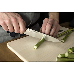 Shun Cutlery Premier Utility Knife 6.5", Narrow, Straight-Bladed Kitchen Knife Perfect for Precise Cuts, Ideal for Preparing Sandwiches or Trimming Small Vegetables, Handcrafted Japanese Knife
