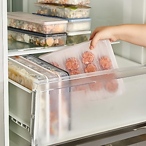 Selka Home - Airtight Food Storage Containers with Lids, Refrigerator Organizers and Storage, Nora 2 Piece - Large Size 76 Oz (2,25 Liter), Ecru