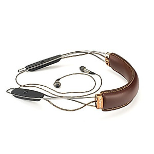 Klipsch X12 Bluetooth Neckband Headphones (Brown Leather)