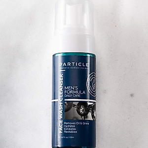 Particle Mens Face Wash - Anti Aging Face Cleanser for Men (5.07 Oz) - Daily Moisturizing Face Wash for Men - Revitalizes, Hydrates & Soothes, All Skin Types & All Ages