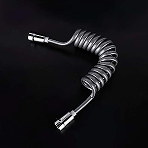 Handheld Bidet Sprayer Toilet Kit, Stainless Steel Shower Hose G1/2 Flexible Telescopic Shower Hose
