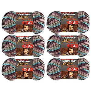 Bernat Softee Chunky Ombre Yarn (6-Pack) Shadow 161129-29121
