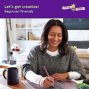 CHALKY CROWN 2 Pack 5D Diamond Painting Kits for Adults - Gem Art Diamond Paintings Packs Diamond Arts Kits Paint By Diamonds - DYI Diamond Art Painting Diamond Painting Kits for Beginner (12x16 Inch)