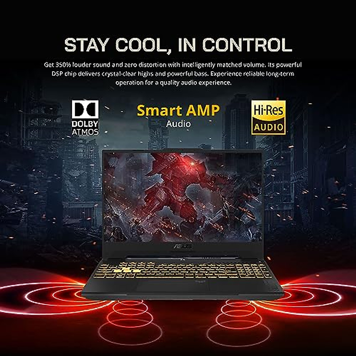 ASUS TUF F15 15.6” FHD Gaming Laptop, Intel Core i7-12700H, NVIDIA GeForce RTX 4070, 64GB RAM, 4TB SSD, RGB Keyboard, Numpad, Smart AMP Audio, Wi-Fi 6, Gray, Win 11 Pro, 32GB USB Card